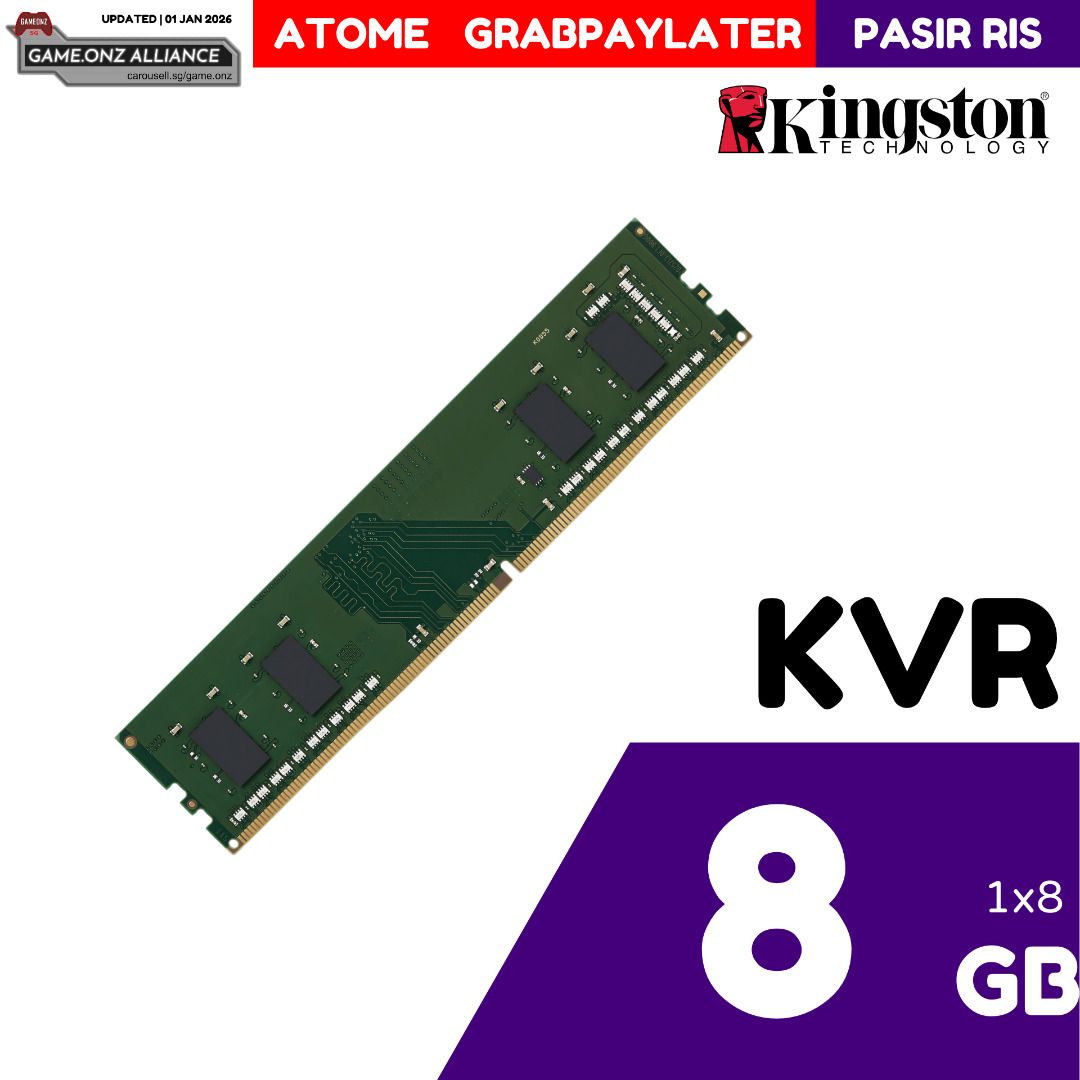 KVR32N22S8/8 | KINGSTON VALUERAM DDR4-3200 DDR4 RAM DESKTOP MEMORY ...
