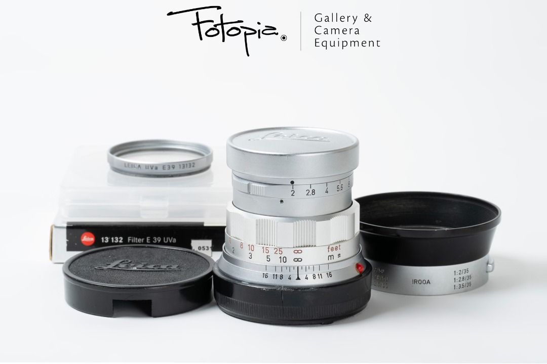 Leica Summicron-M 50mm F2 - Silver / Rigid v2 / Dual Scale with extra ...