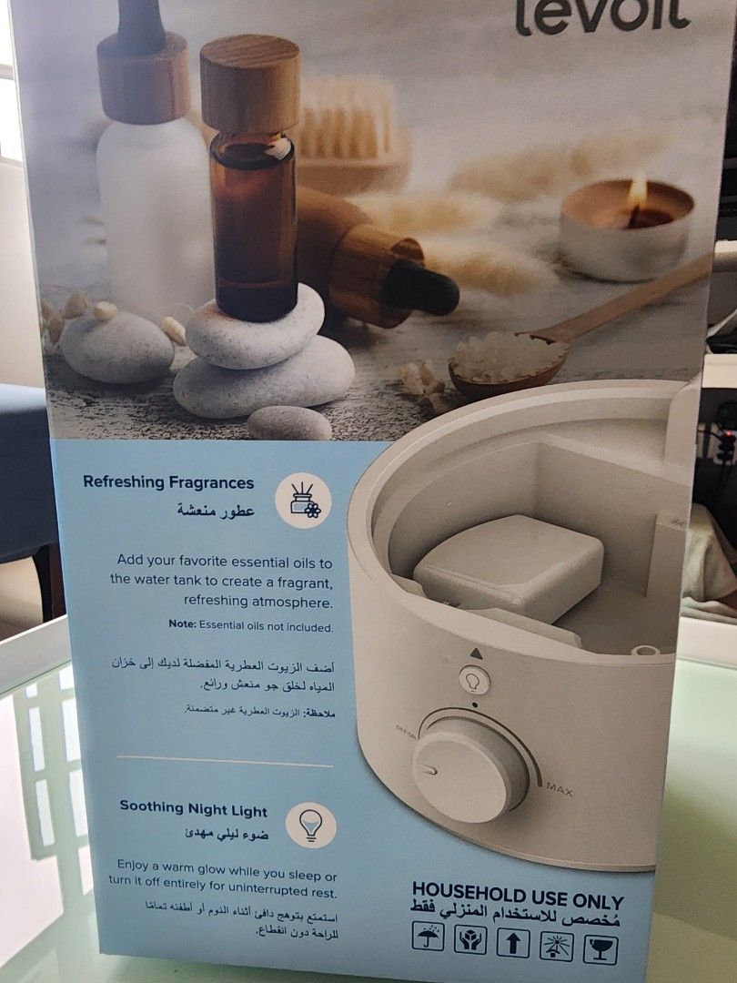 Levoit Dual 150 Ultrasonic Cool Mist Humidifier, TV & Home Appliances ...