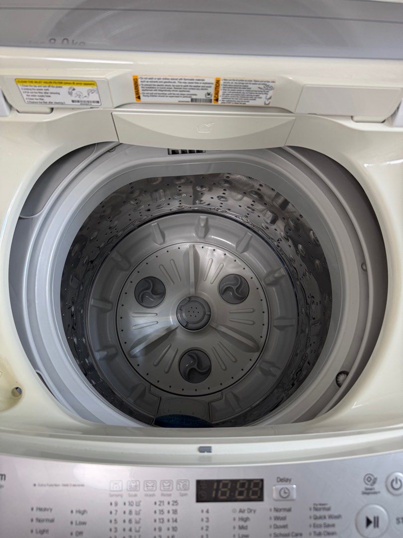 LG Washing Machine Smart Inverter 8kg, TV & Home Appliances, Washing ...