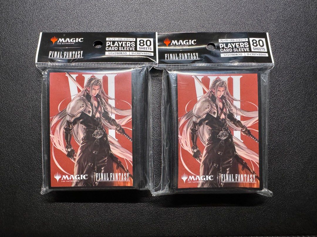 Magic: The Gathering Final Fantasy Card Sleeves - Sephiroth, Hobbies ...