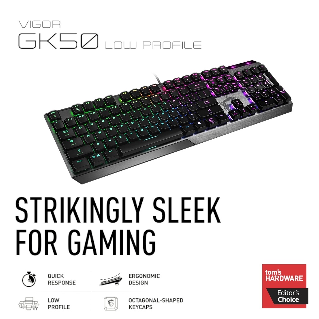 MSI VIGOR GK50 LOW PROFILE US S11-04US254-GA7, Computers & Tech, Parts ...