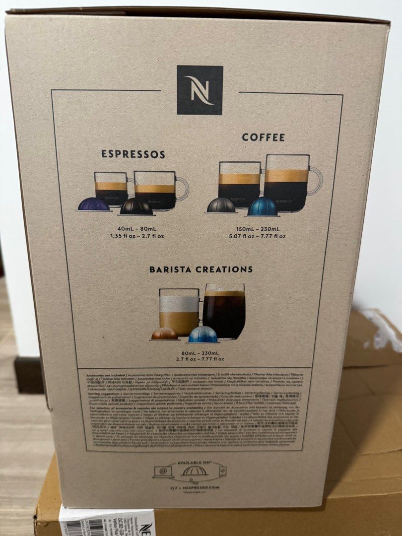 Nespresso Vertuo Plus Coffee Machine - Brand New, TV & Home Appliances ...