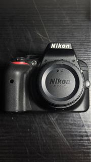 Nikon D5600 Body (defective lens), Photography, Cameras on Carousell