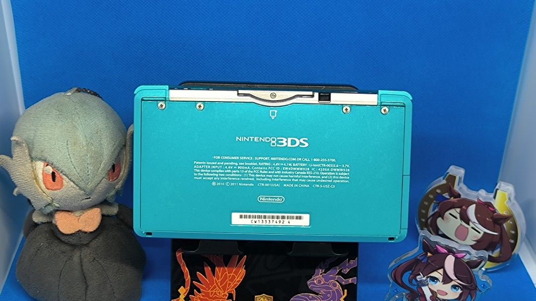Nintendo 3DS Aqua Blue Console (Can install 3DS Games), Video Gaming ...