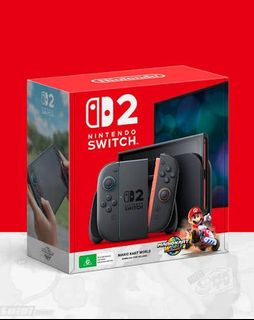 Nintendo Switch 2 - Mario Kart World Bundle, Video Gaming, Video Games ...