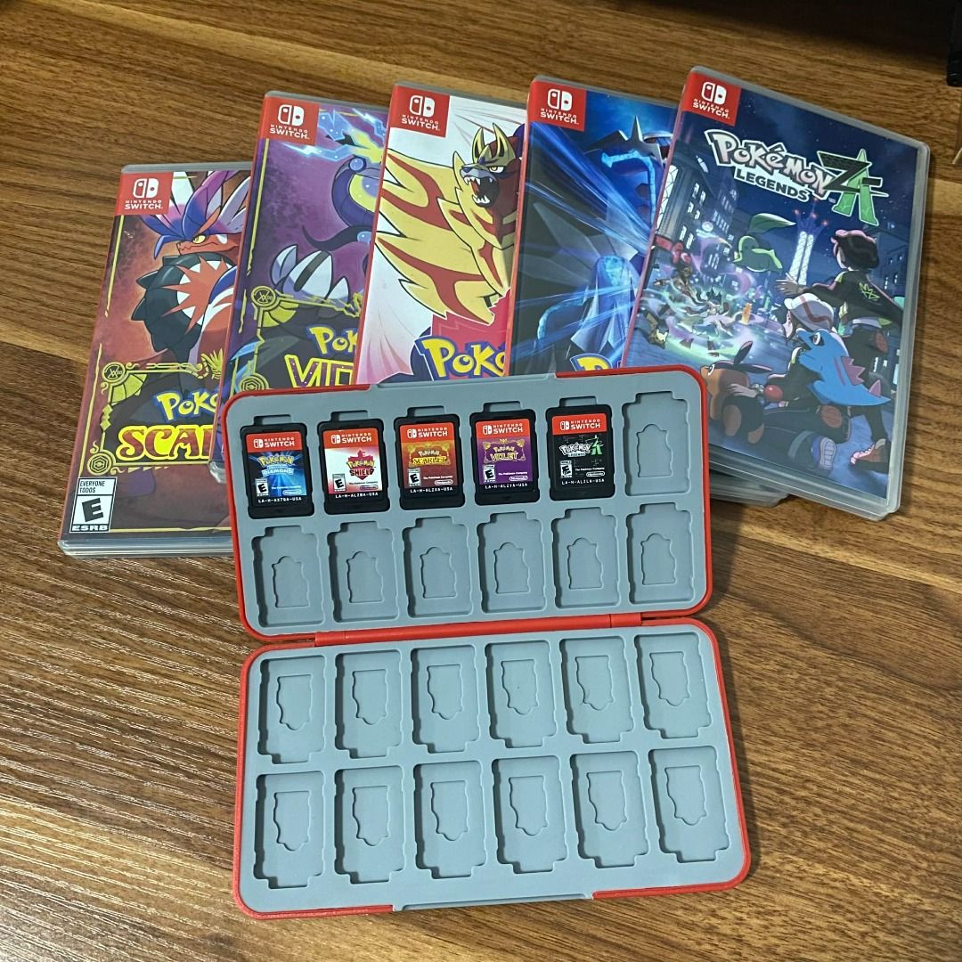 Nintendo Switch OLED Model with 5 Pokemon Games, Video Gaming, Video ...