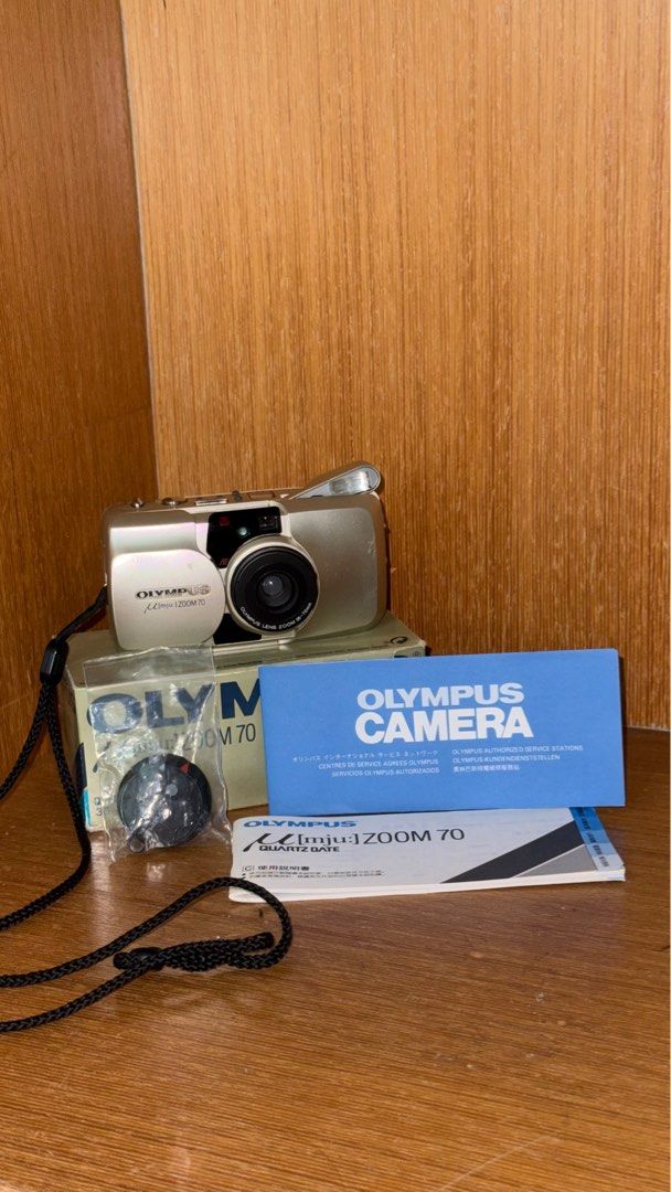 Olympus film camera, Photography, Cameras on Carousell