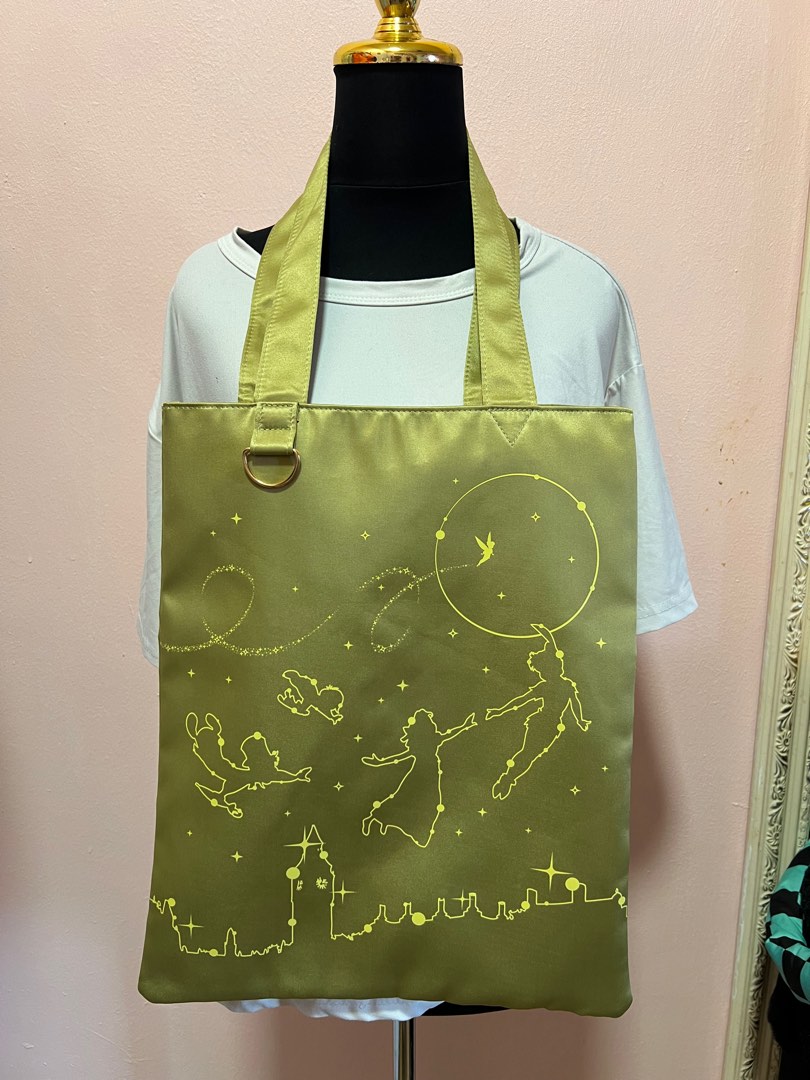 Original Disney Peter Pan Satin Shoulder bag, Women's Fashion, Bags ...