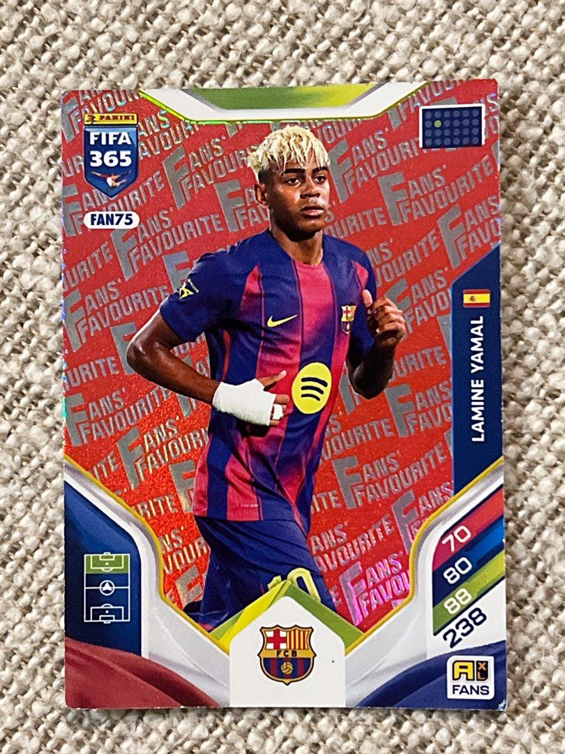 (SUPER RARE) Panini FIFA 365 Adrenalyn XL (Pink rarity) Lamine Yamal ...