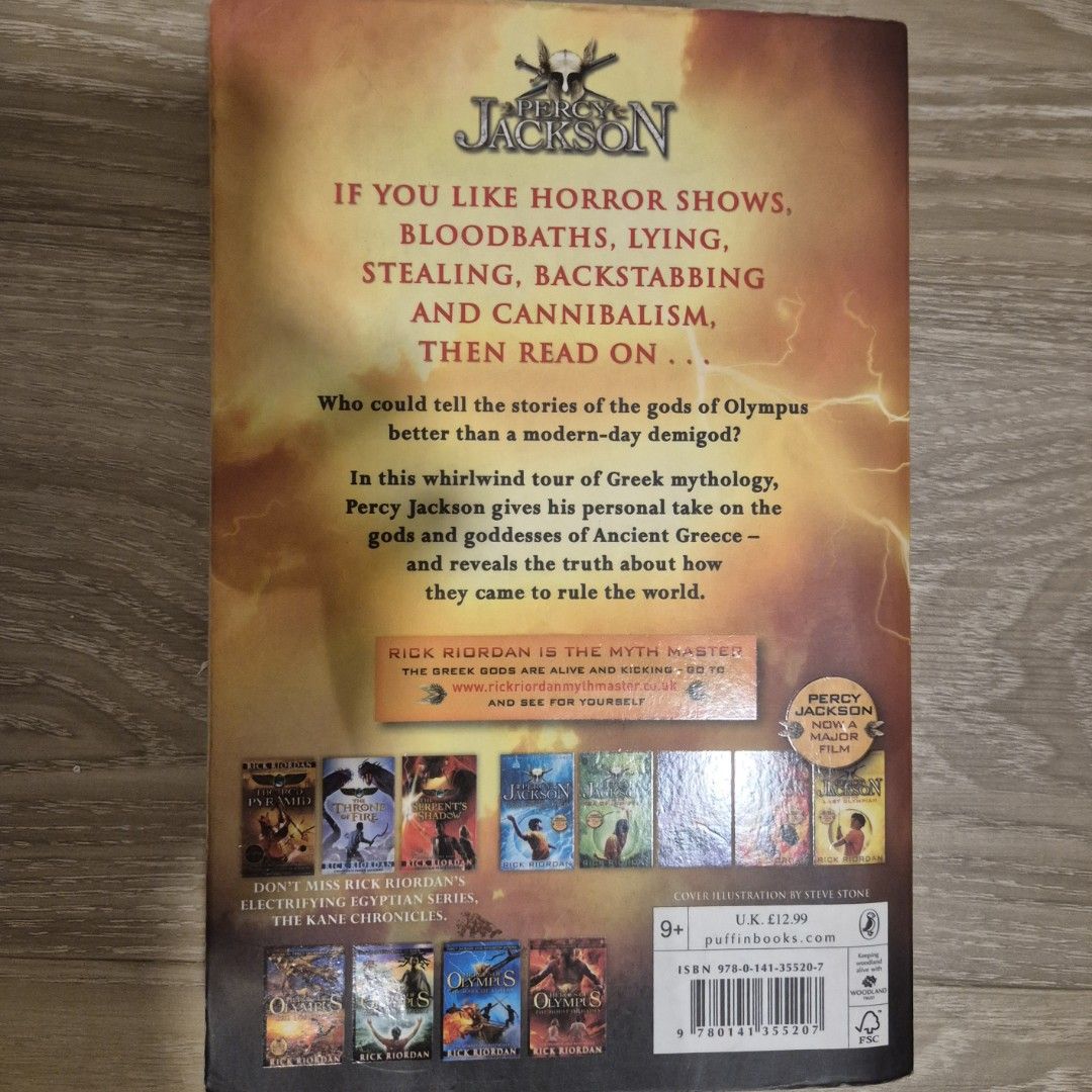 Percy Jackson and the Greek Gods | Percy Jackson & the Olympians | Rick ...