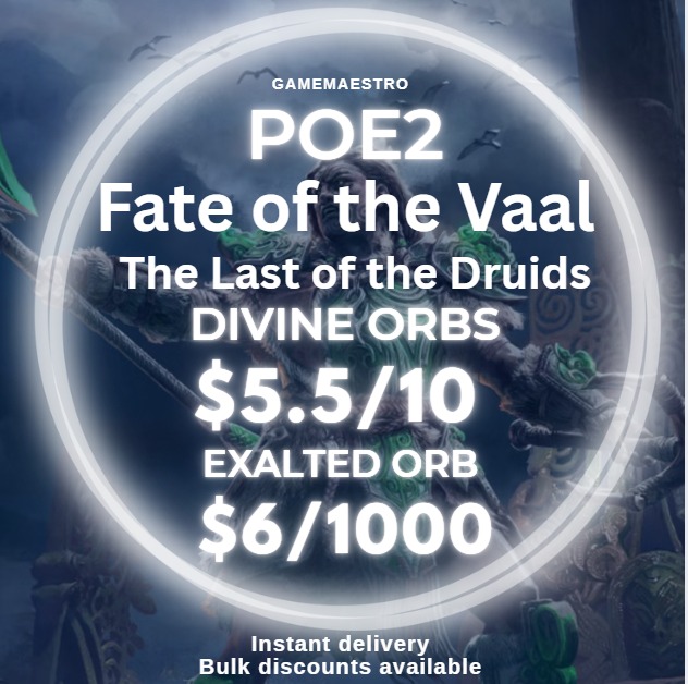 POE2 Fate of the Vaal/The Last of the Druids Div(0.55/1)/ New Season ...