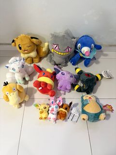 Pokemon Plushies & My Melody - Slowbro, Pichu, Snorlax, Hobbies & Toys ...