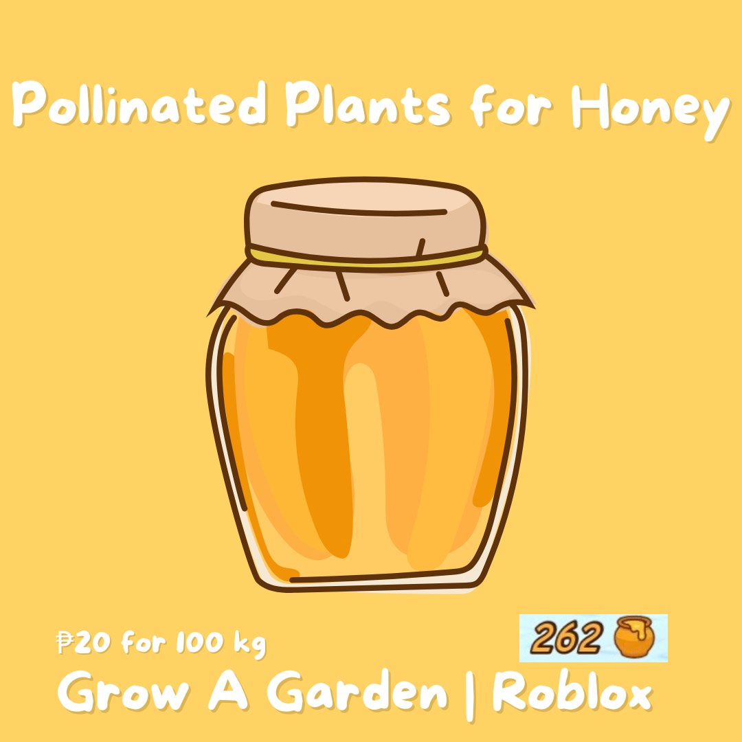 Pollinated Plants for Honey | Grow A Garden | Roblox, Video Gaming ...