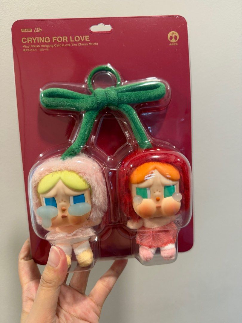 Pop Mart Crying for Love Vinyl Plush Hanging Card, Hobbies & Toys, Toys ...
