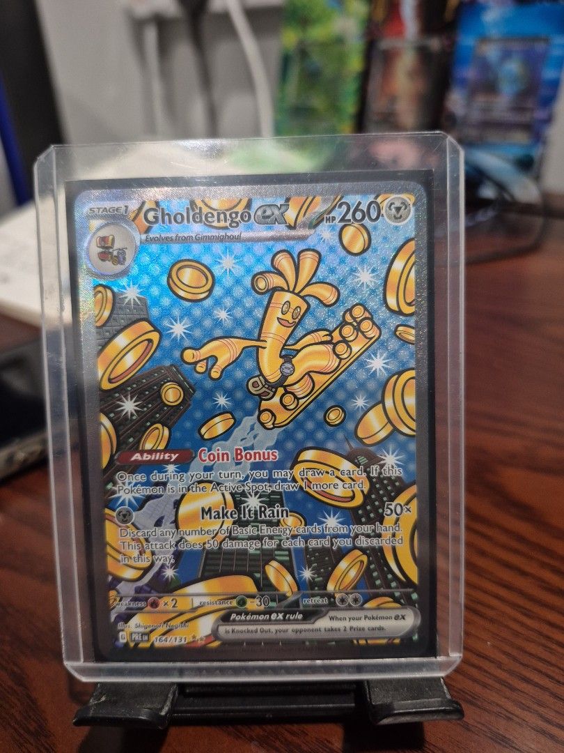 Prismatic Evolution - Gholdengo ex - 260/193, Hobbies & Toys, Toys ...