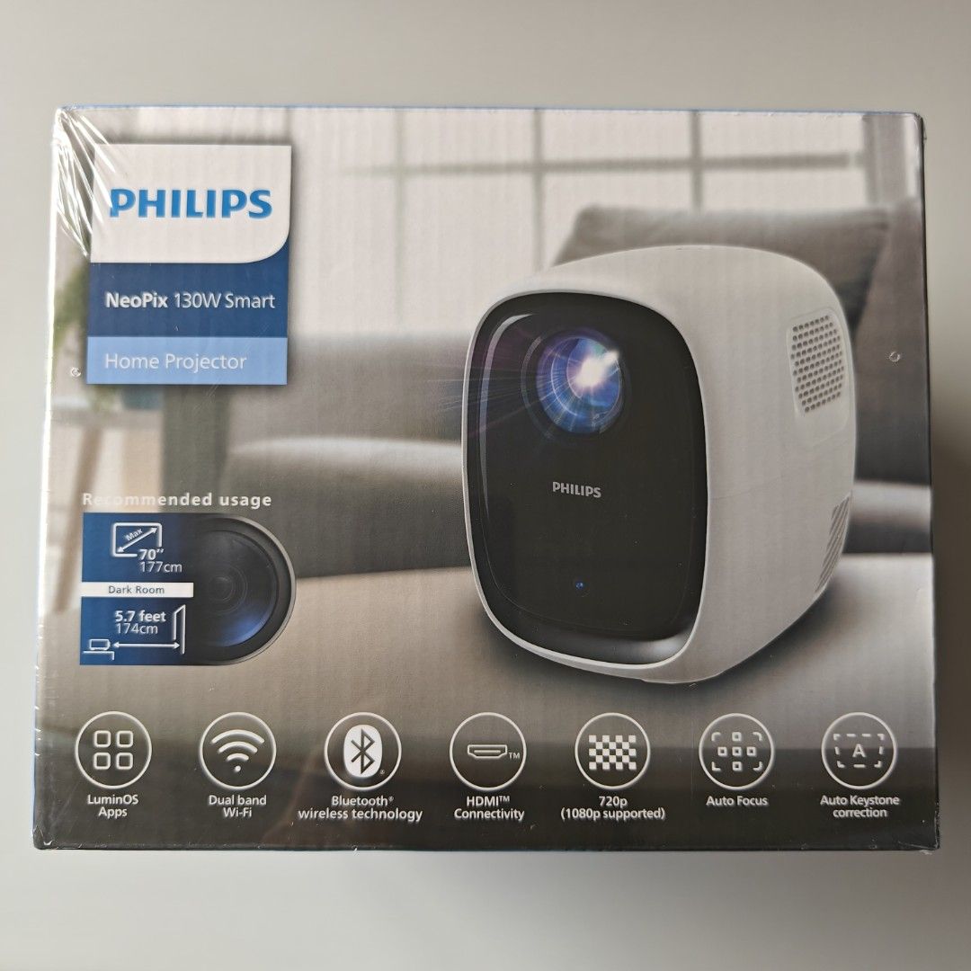[5折] PHILIPS NeoPix 130W smart NPX130W /INT 家用投影機 電視 home projector ...