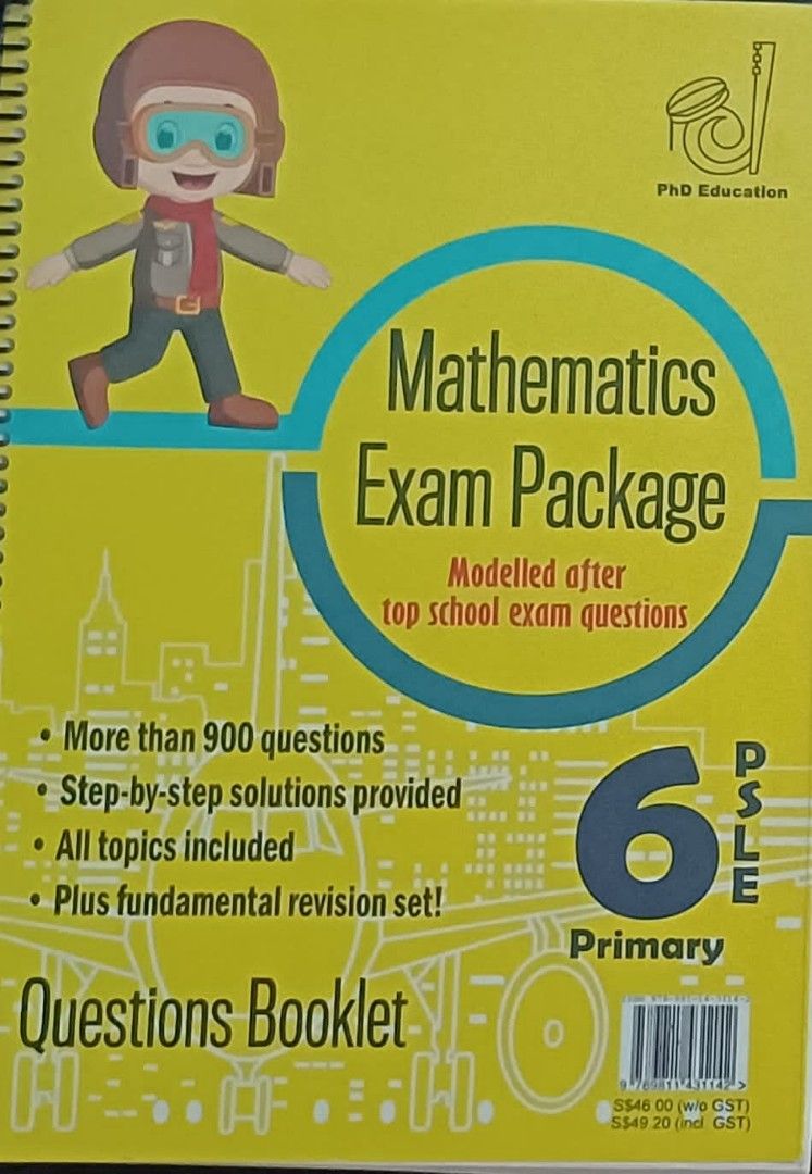 PSLE Examination Questions Mathematics, Hobbies & Toys, Books ...