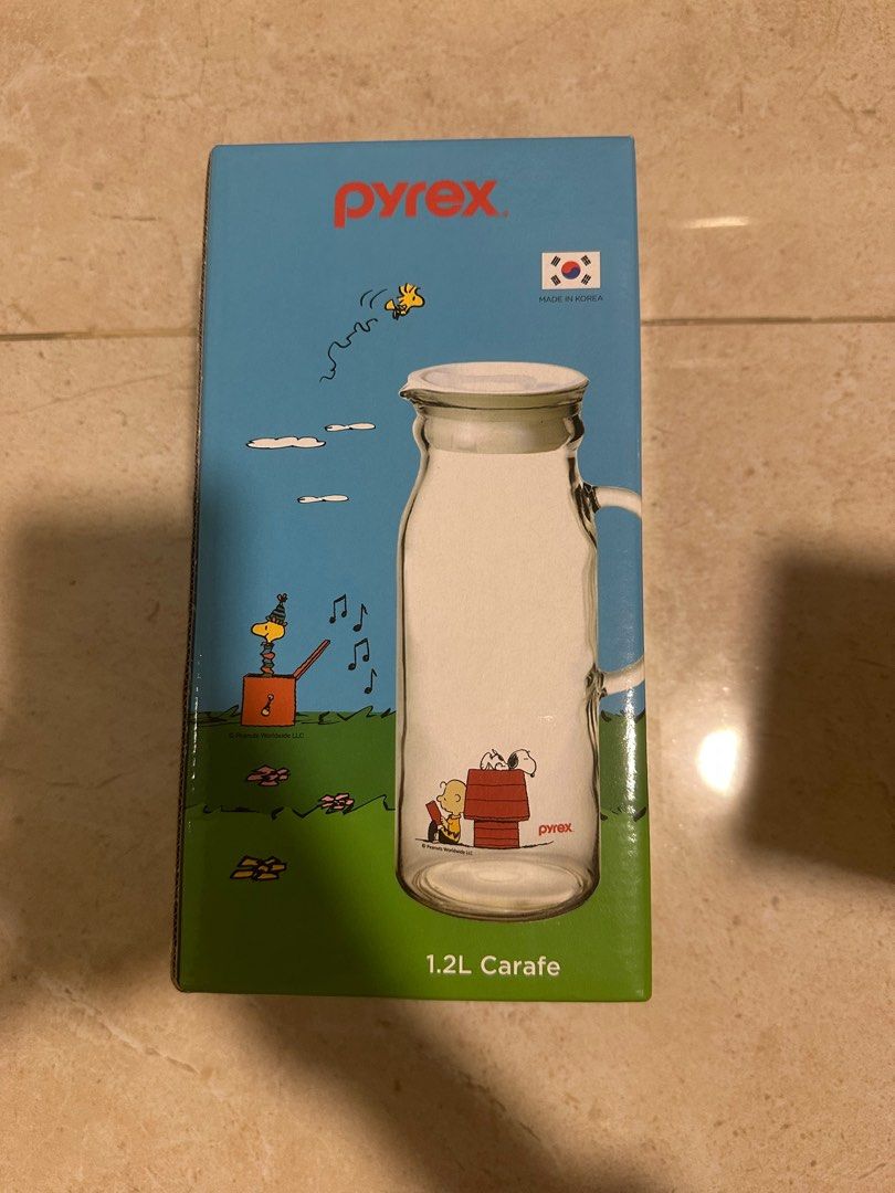 Pyrex Snoopy 1.2L Carafe, Furniture & Home Living, Kitchenware ...