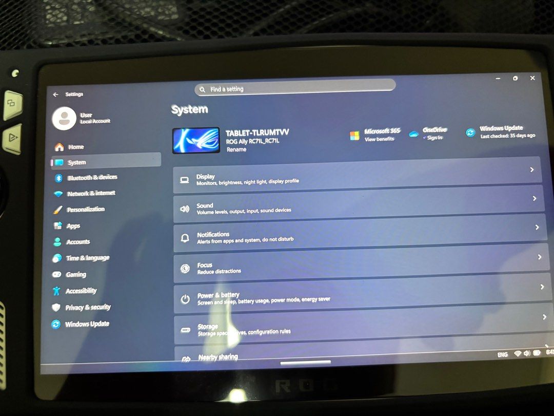 ROG Ally Z1 Extreme upgrade SSD 1tb, Computers & Tech, Parts ...