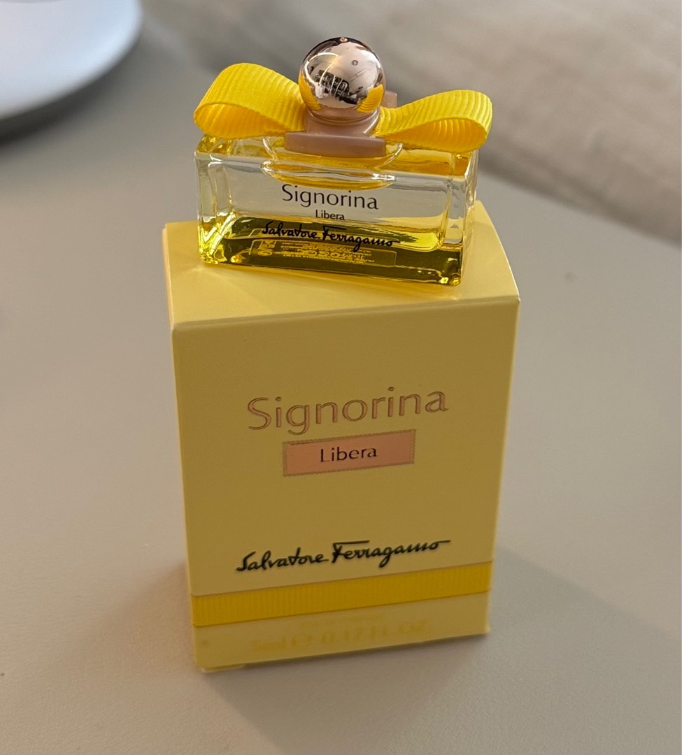 Salvatore Ferragamo Signorina Libera miniature perfume EDP 5ml , Beauty ...