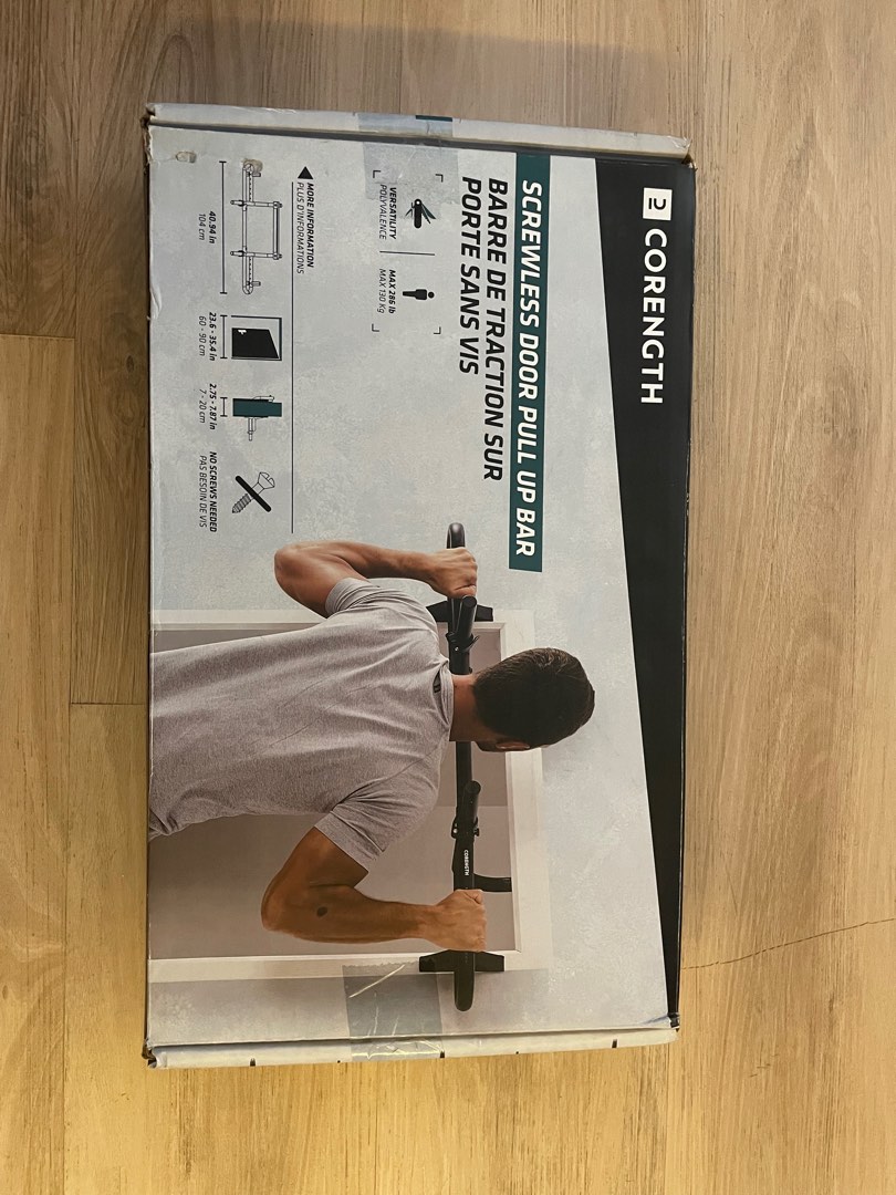 Decathlon Corength Screwless Door Pull up Bar, Sports Equipment ...