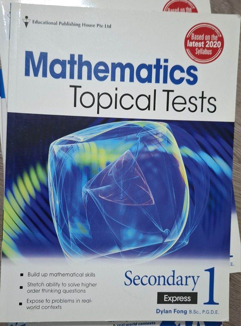 Secondary 1 Mathematics Topical Tests & Science Textbooks, Hobbies ...