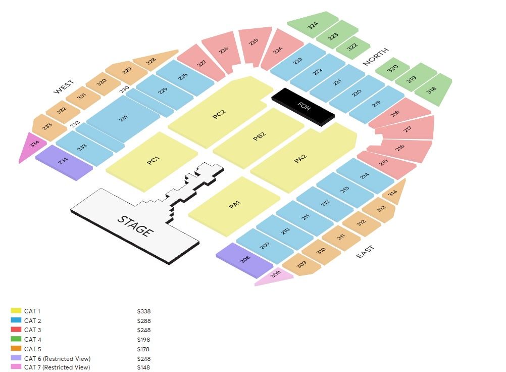 Silence Wang Rise of Romance World Tour - Cat 2 Ticket, Tickets ...
