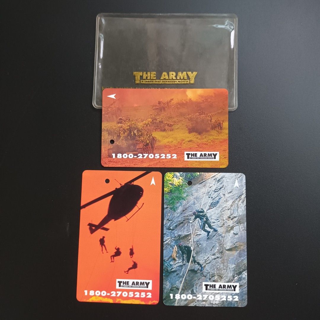 🇸🇬Singapore Army Commemorative Cards - Set of 3, Hobbies & Toys ...