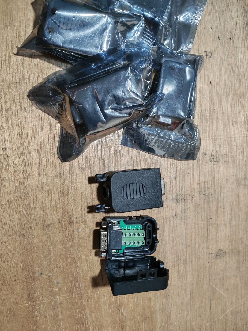 Solderless DB9 Connectors / D-SUB 9 Pin Serial Port Connector, TV ...