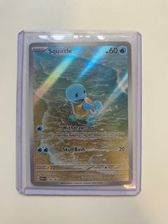Pokémon Squirtle TCG 170/165 Scarlet & Violet 151 Illustration Rare ...