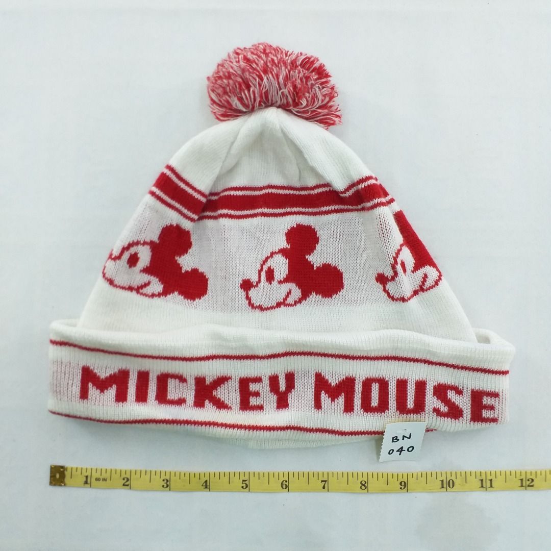 Mickey Mouse Character Snow Cap Hat Beanie, Men's Fashion, Watches ...