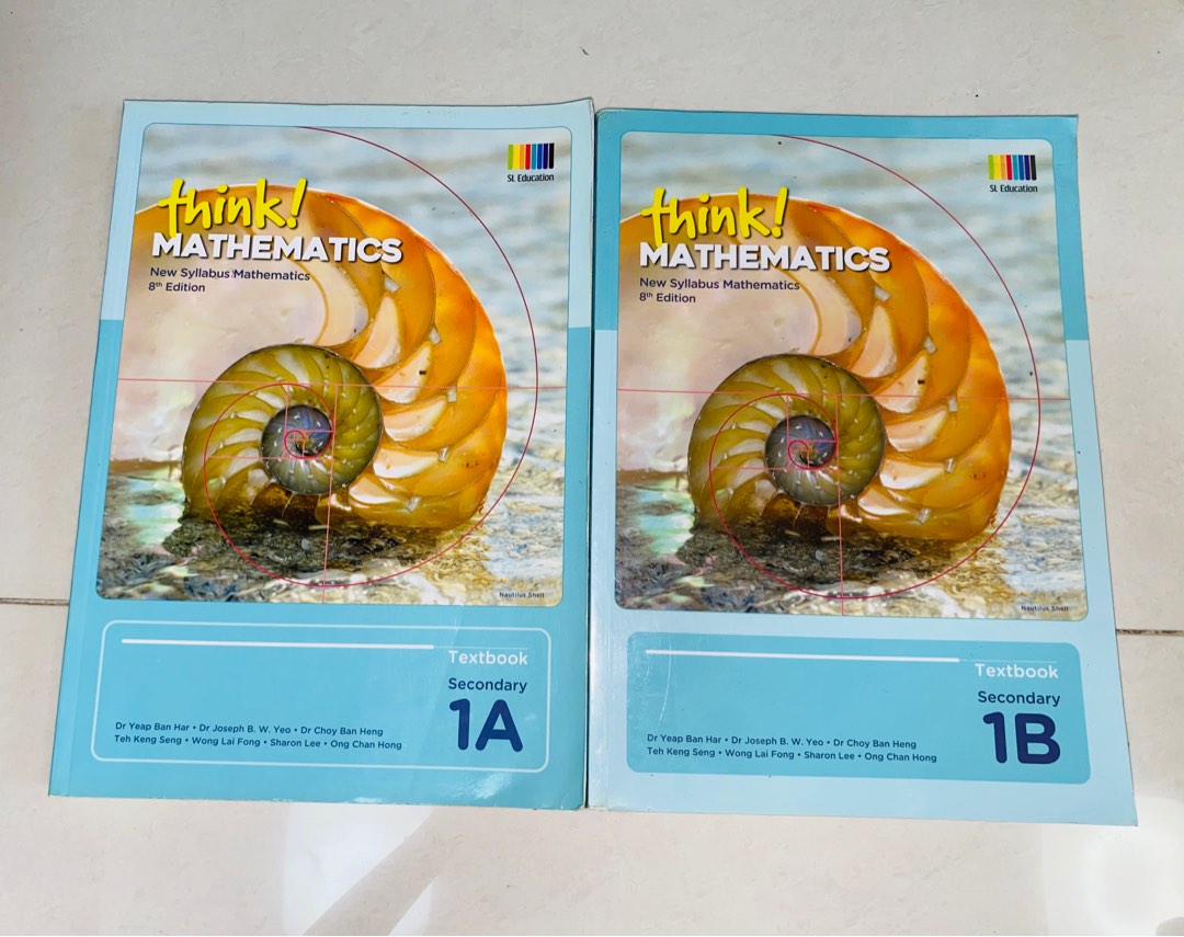 Think! Mathematics Secondary 1 Textbook bundle, Hobbies & Toys, Books ...