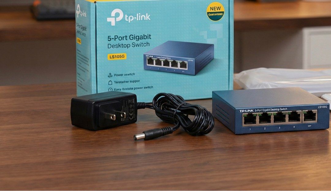 TP-Link 5-Port Gigabit Desktop Switch LS105G, Computers & Tech, Parts ...