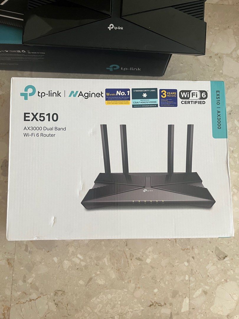 TP-Link EX510 AX3000 Dual Band Wi-Fi 6 Router, Computers & Tech, Parts ...