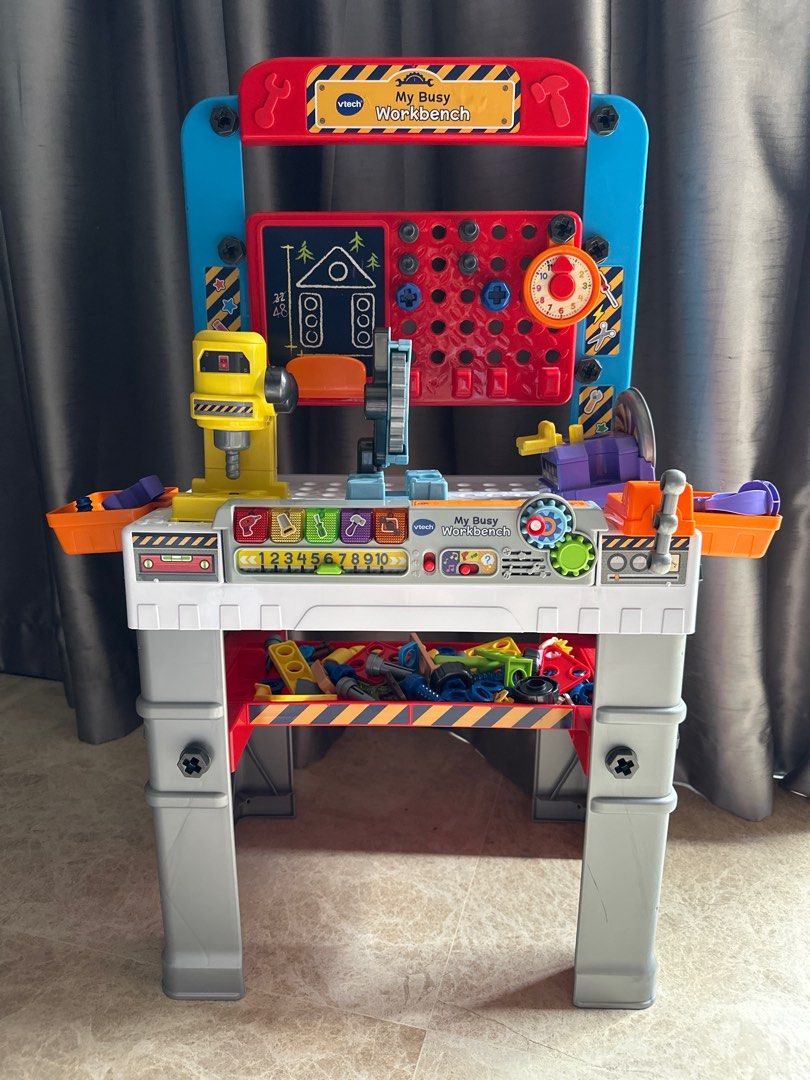 Vtech My Busy Workbench, Hobbies & Toys, Toys & Games on Carousell