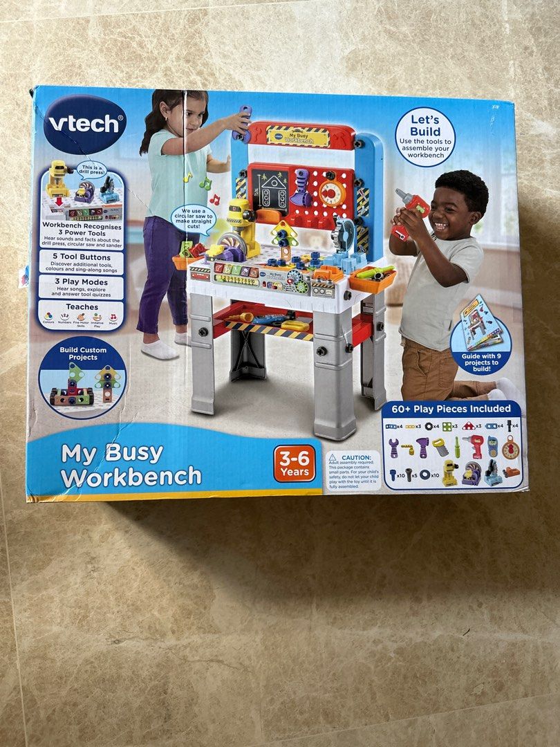 Vtech My Busy Workbench, Hobbies & Toys, Toys & Games on Carousell