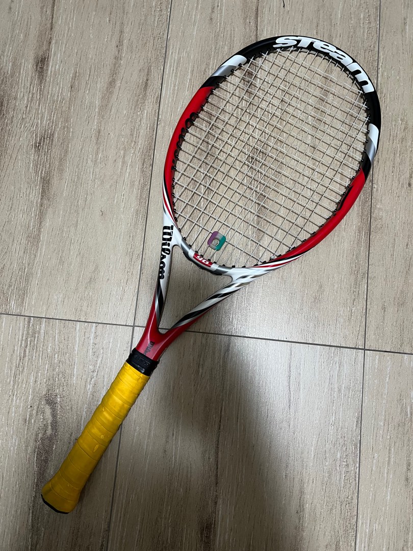 Wilson Steam 96 Tennis Racket, Sports Equipment, Sports & Games, Racket ...