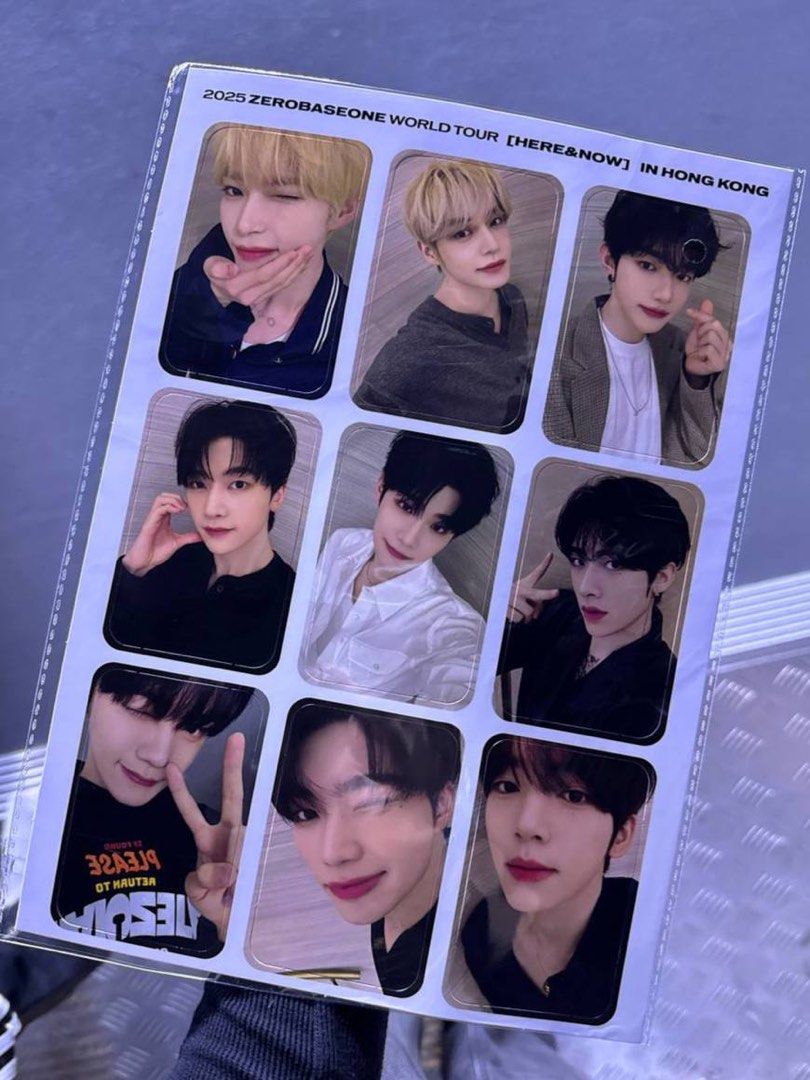 [WTS] zb1 here&now world tour hong kong d3 pc hanbin jiwoong yujin ...