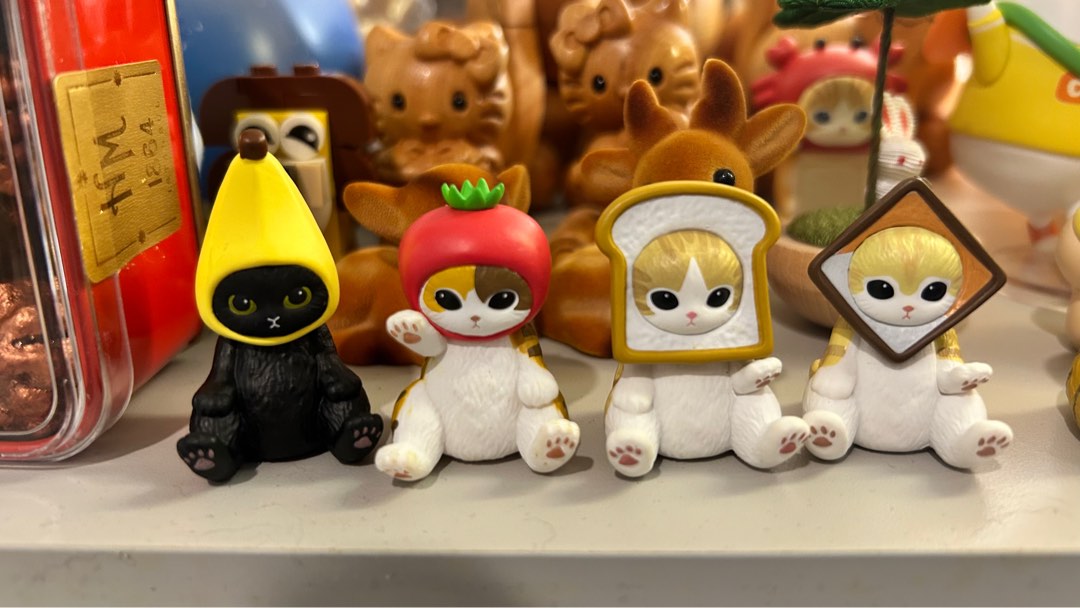 WTT Mofusand Food series Blind Bag box bean figurines, Hobbies & Toys ...