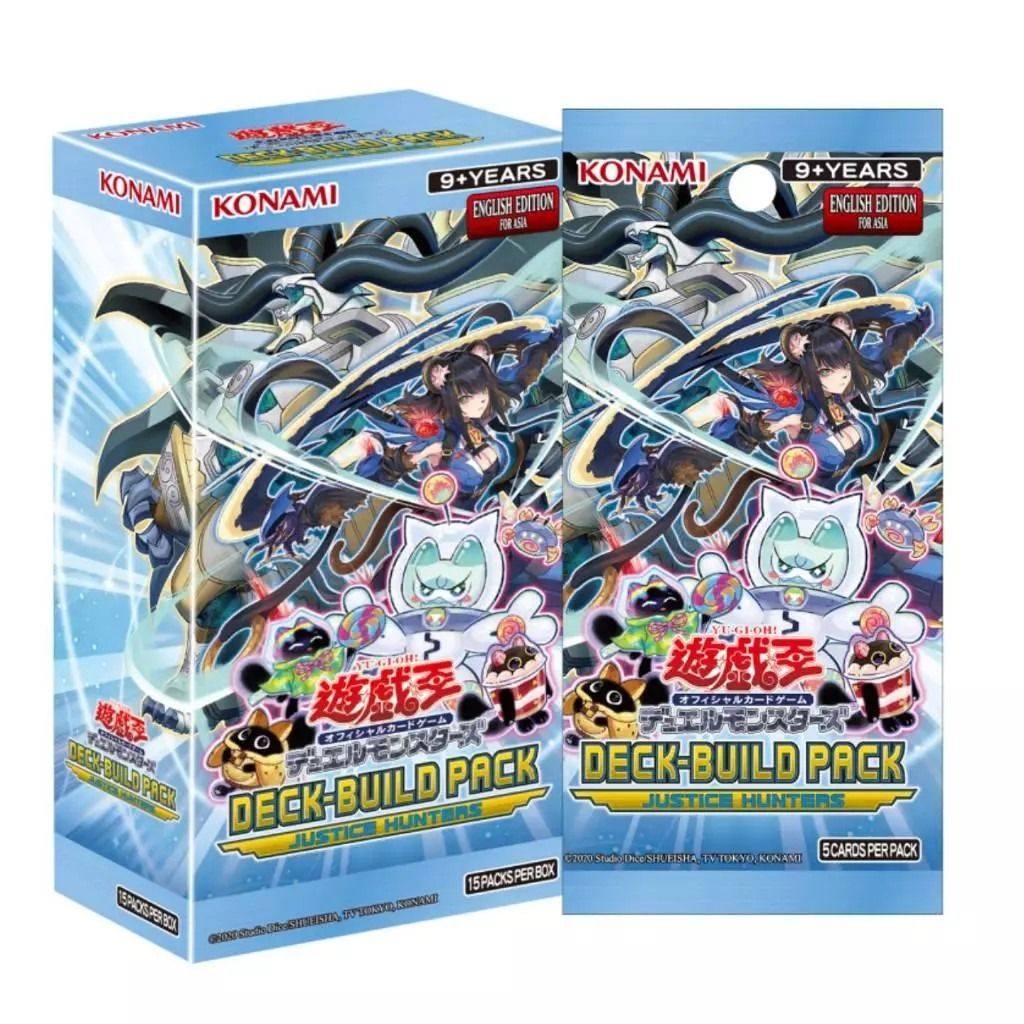 Yu-Gi-Oh! Deck Build Pack: Justice Hunters ASIAN ENGLISH Booster Box ...