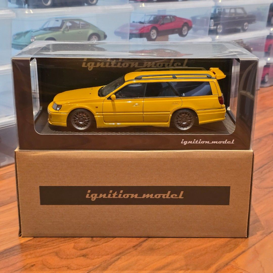 1/18 Ignition Model Nissan Stagea 260RS Yellow, Hobbies & Toys, Toys ...