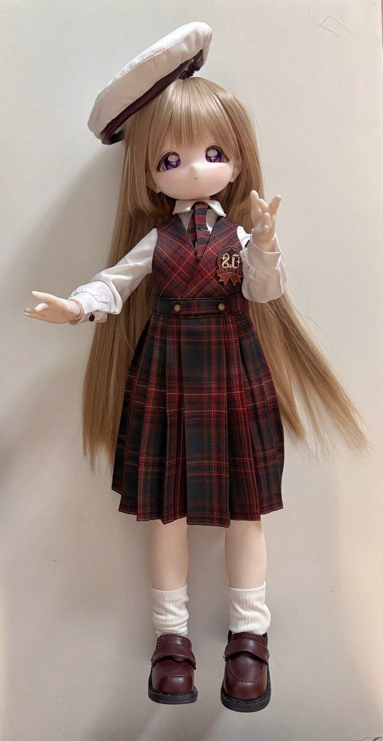 1/4 BJD Doll with School Uniform, Hobbies & Toys, Toys & Games on Carousell