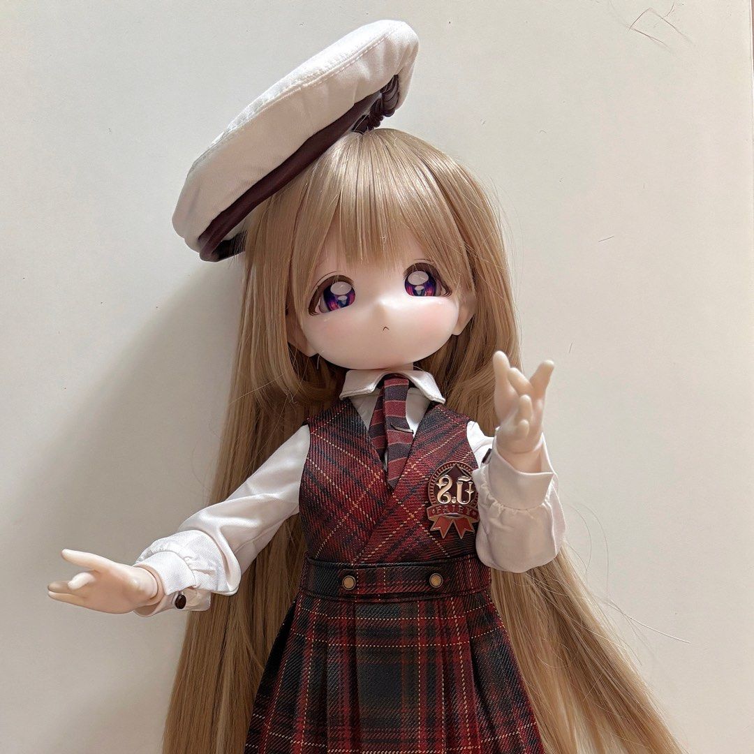 1/4 BJD Doll with School Uniform, Hobbies & Toys, Toys & Games on Carousell