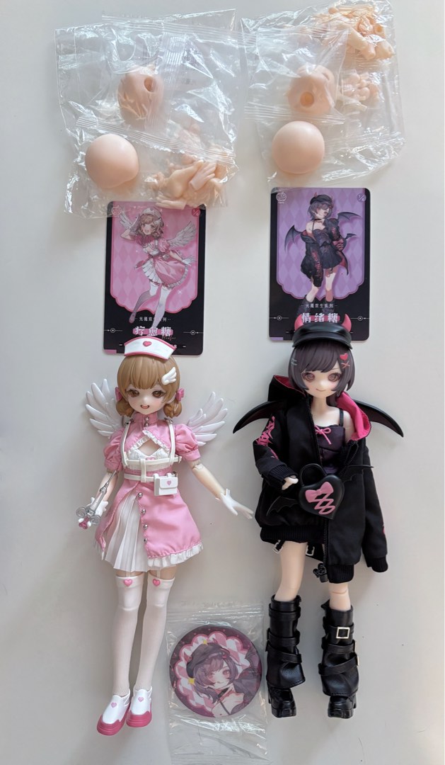 1/6 BJD Doll Set - Angel Nurse & Devil, Hobbies & Toys, Toys & Games on ...