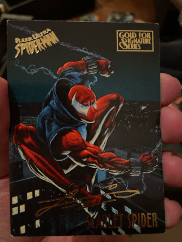 1995 Fleer Ultra Spider-Man Scarlet Spider (Ben Reilly) card from the ...