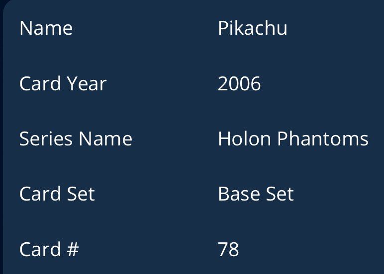 2006 Holon Phantoms Pikachu #78 Pokemon Trading Card, Hobbies & Toys ...