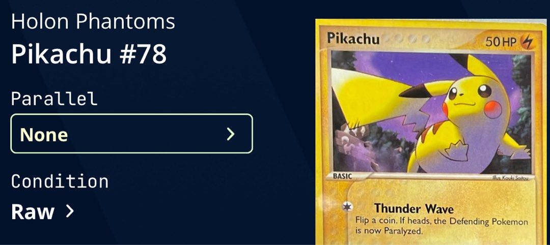 2006 Holon Phantoms Pikachu #78 Pokemon Trading Card, Hobbies & Toys ...