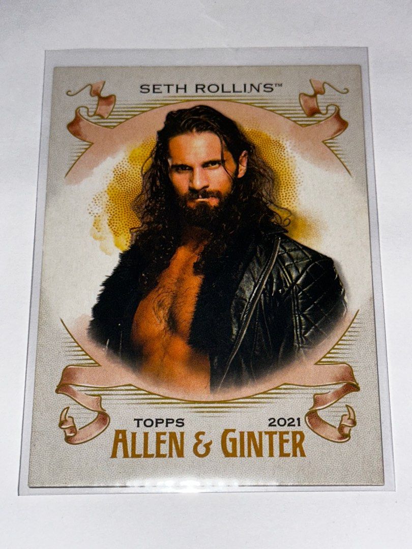 2021 Topps Heritage WWE #AG-20 Seth Rollins Allen & Ginter, Hobbies ...