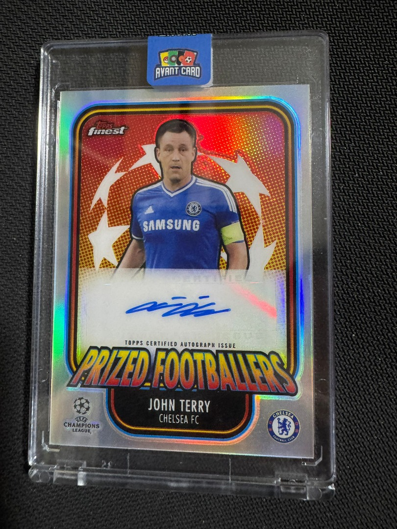 2021 Topps Soccer Card Finest UCL John Terry Chelsea FC Prized ...